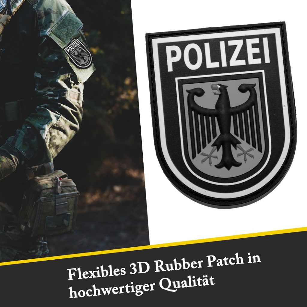 3 D Rubber Patch Bundespolizei - ATG Kriminaltechnik® | Patches ...