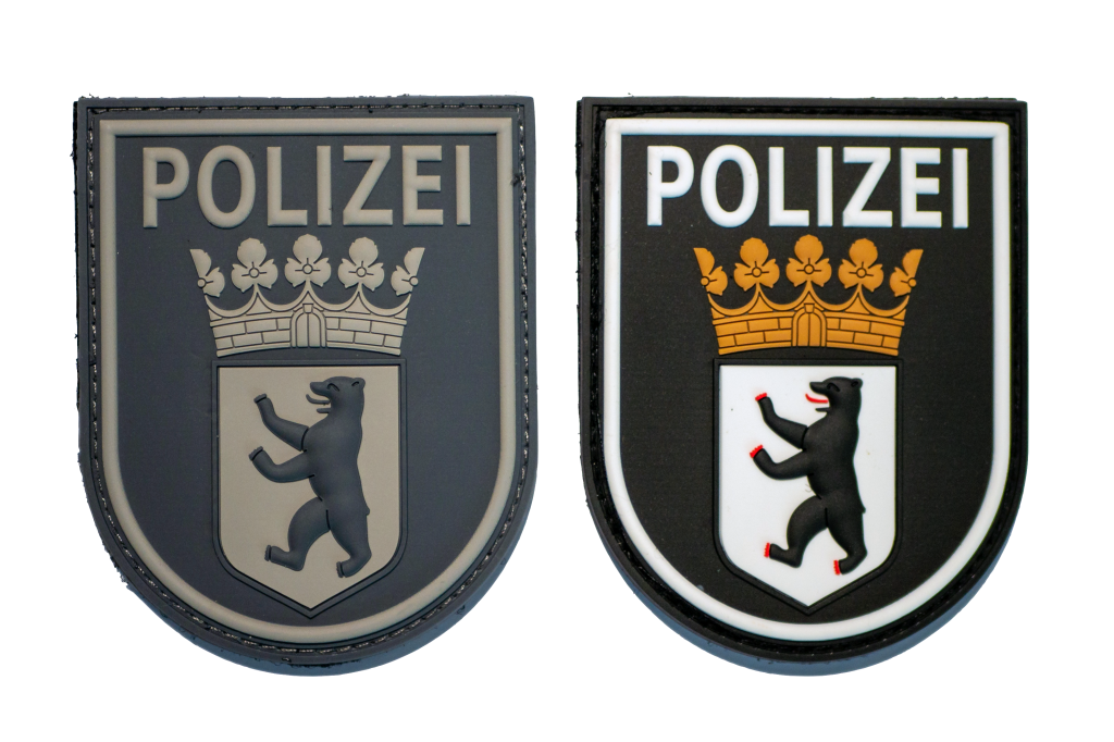 3 D Rubber Patch POLIZEI Berlin - ATG Kriminaltechnik® | Patches ...