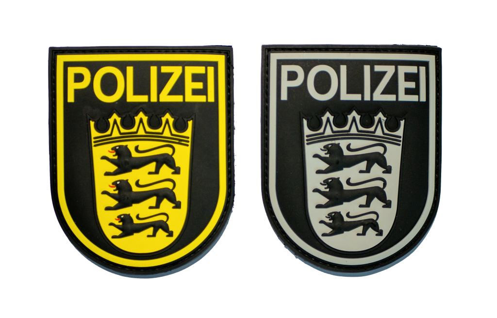 3 D Rubber Patch POLIZEI Baden-Württemberg - ATG Kriminaltechnik ...
