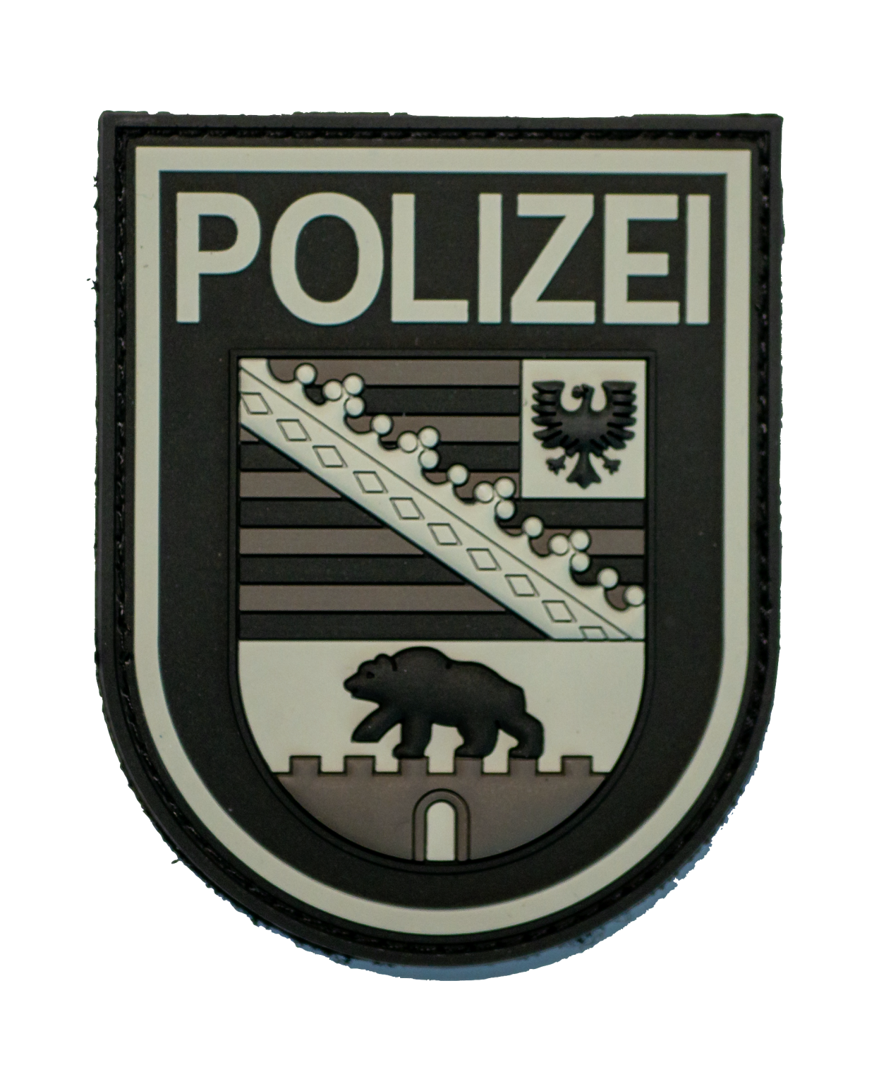 3 D Rubber Patch POLIZEI Sachsen-Anhalt - ATG Kriminaltechnik ...
