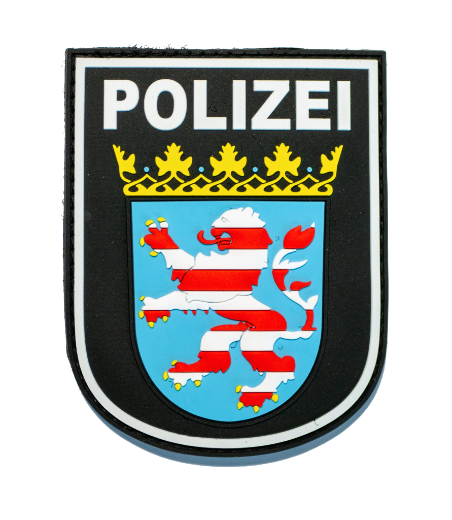 3 D Rubber Patch POLIZEI Hessen - ATG Kriminaltechnik® | Patches ...
