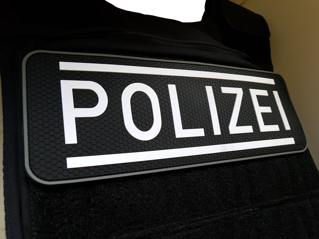 3 D Rubber Patch POLIZEI - ATG Kriminaltechnik® | Patches, Ballistik ...